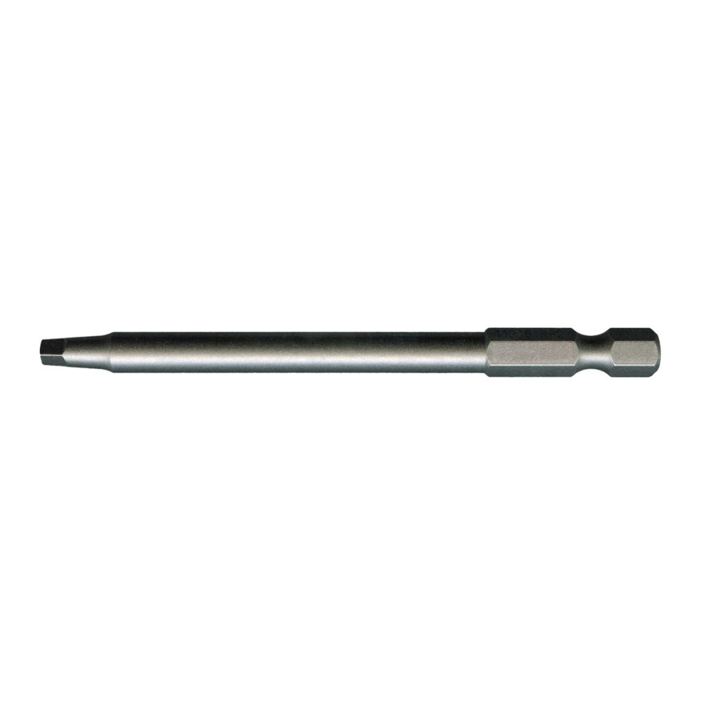 #2 X 6" Screw Driver Bit, Square Drive, Recess Tip, Power Bit, 1/4" Hex ...