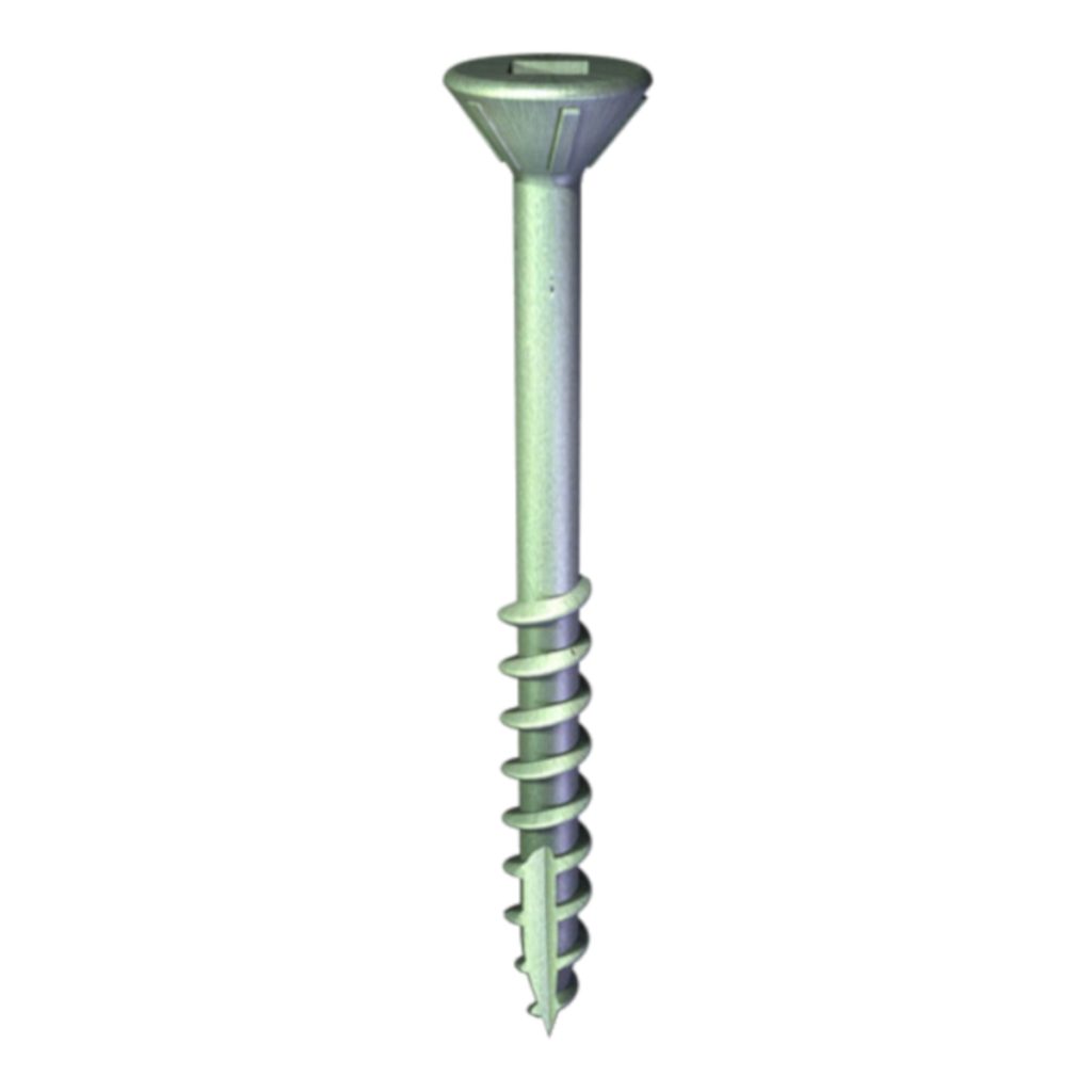 #6-9 X 1 1/2" Flat Head Deck Screw, #2 Square, Coarse, Type 17, GRABBER ...